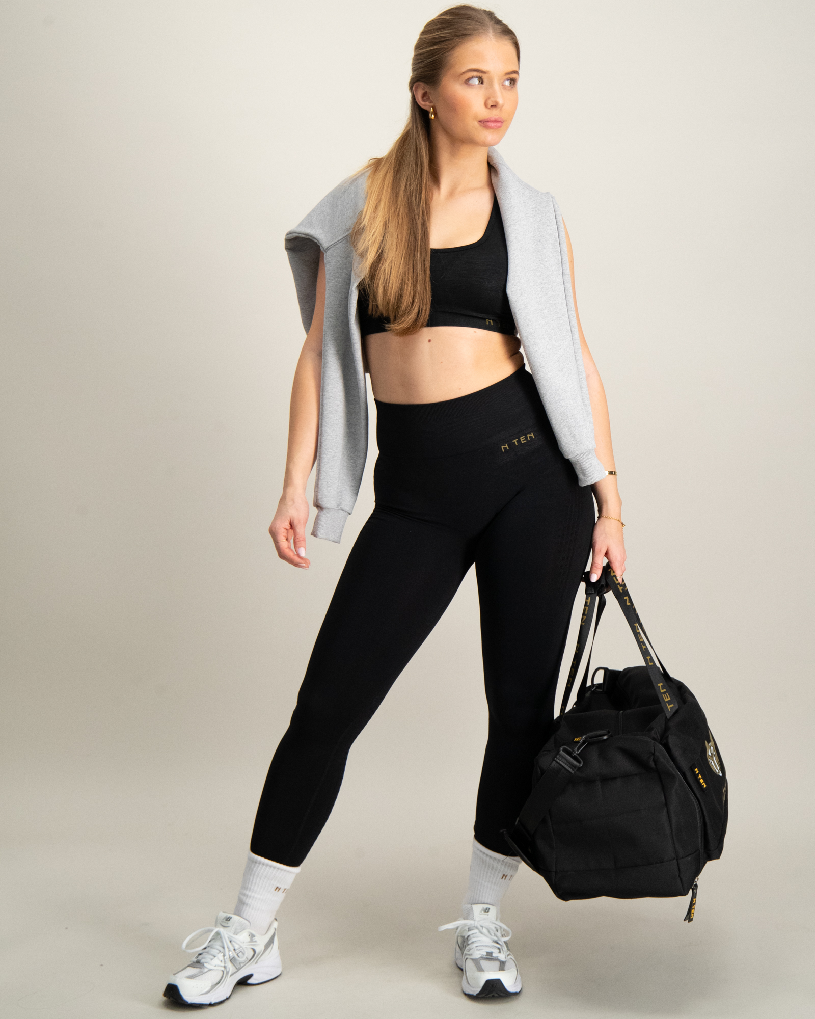 Verona seamless tights svart - N TEN